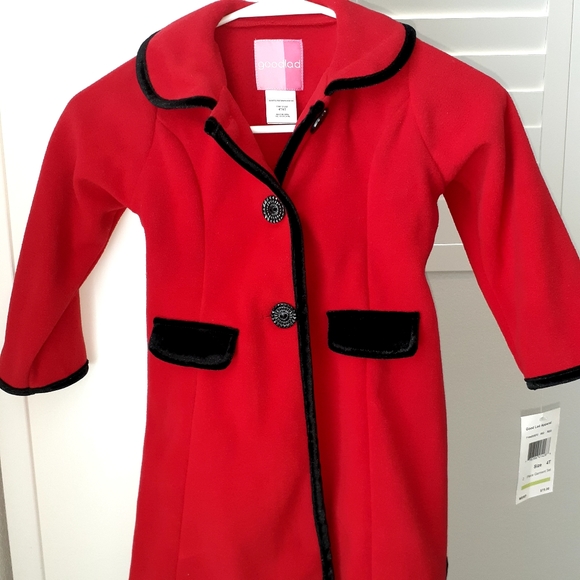 Good Lad Apparel | Jackets & Coats | Kids Red Dress Coat Girl 4t One ...